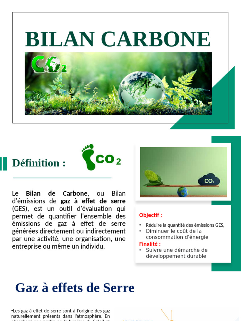 Bilan Carbone | PDF | Effet de serre | Gaz à effet de serre