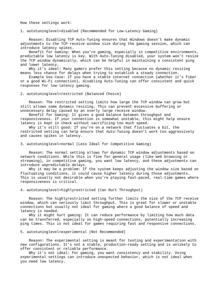 Tcp Window Auto Tuning Tips Pdf Latency Engineering