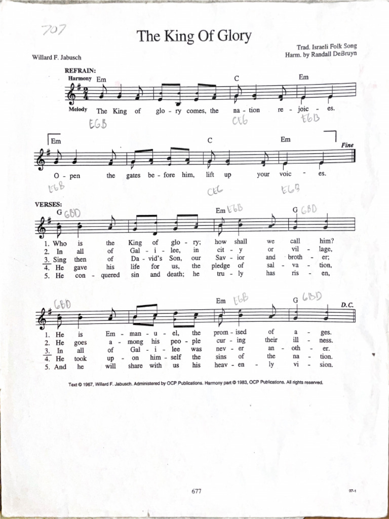 The King of Glory | PDF