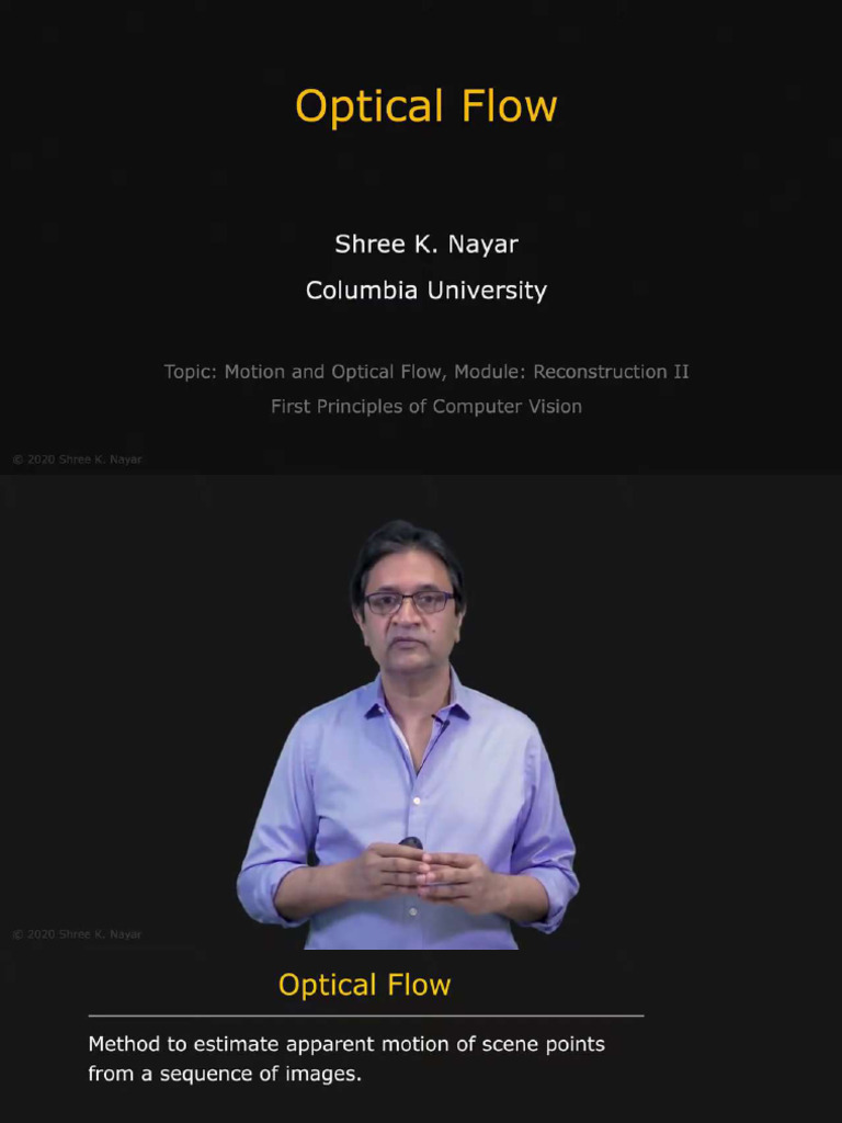 01 Overview Optical Flow Pdf