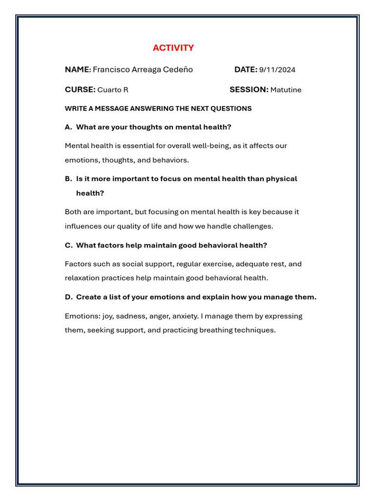 Activity Ingles 2 Pdf