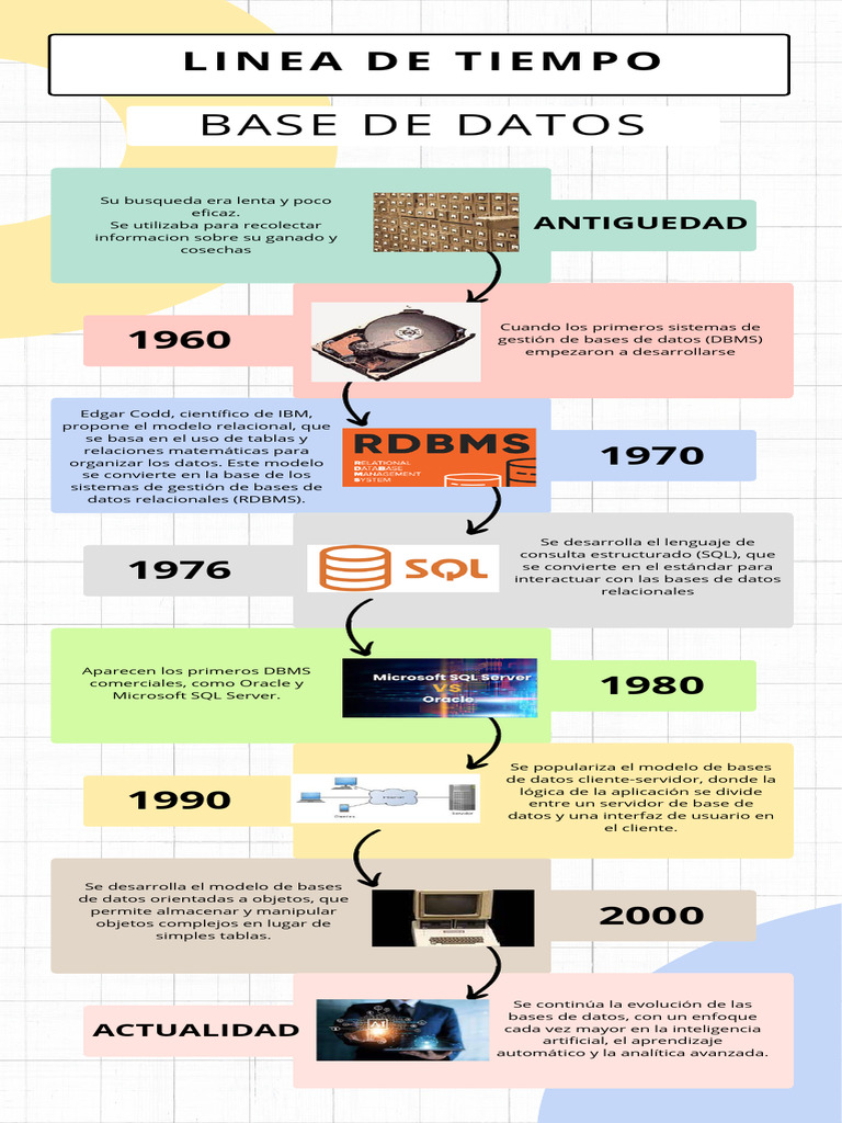 Infografia Linea del Tiempo Timeline Historia Cronologia Empresa Profesional Multicolor | PDF