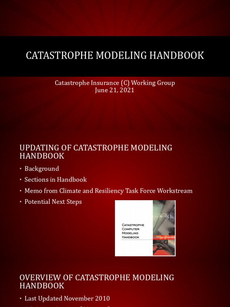 Catastrophe Modeling Handbook Update | PDF | Insurance | Risk