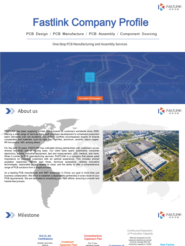 Fastlink Profile | PDF | Printed Circuit Board | Production And Manufacturing