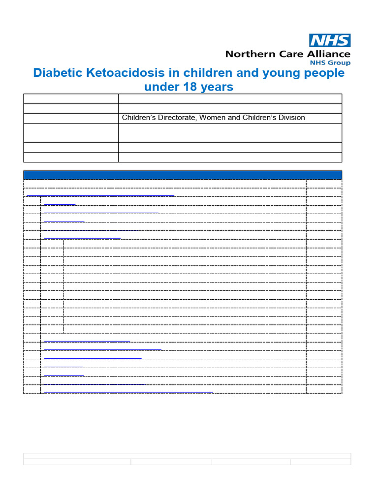 Newest DKA Guideline | PDF | Intravenous Therapy | Clinical Medicine