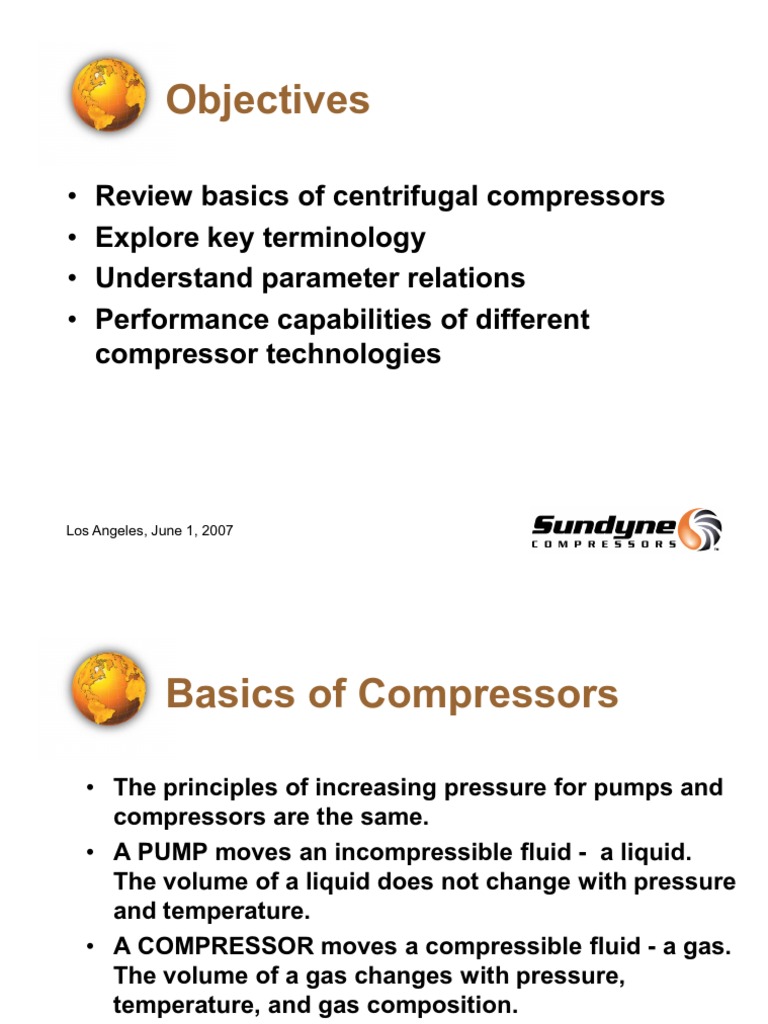 Compressor Basics | PDF | Gas Compressor | Pump