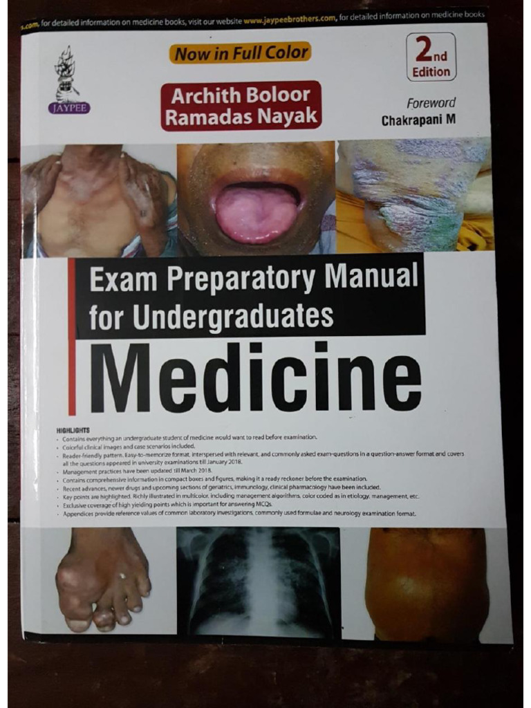 Archith Boloor - Medicine Exam Preparatory Manual 2-1-400 | PDF