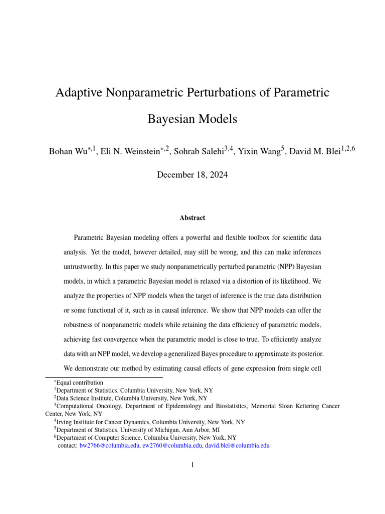 2412.10683v2 | PDF | Statistical Inference | Bayesian Inference