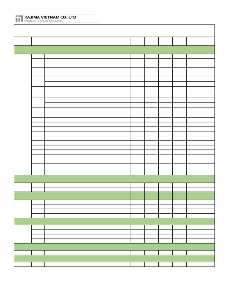 Hand-Over Document List | PDF