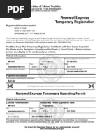 UBER Inspection Form PDF | PDF