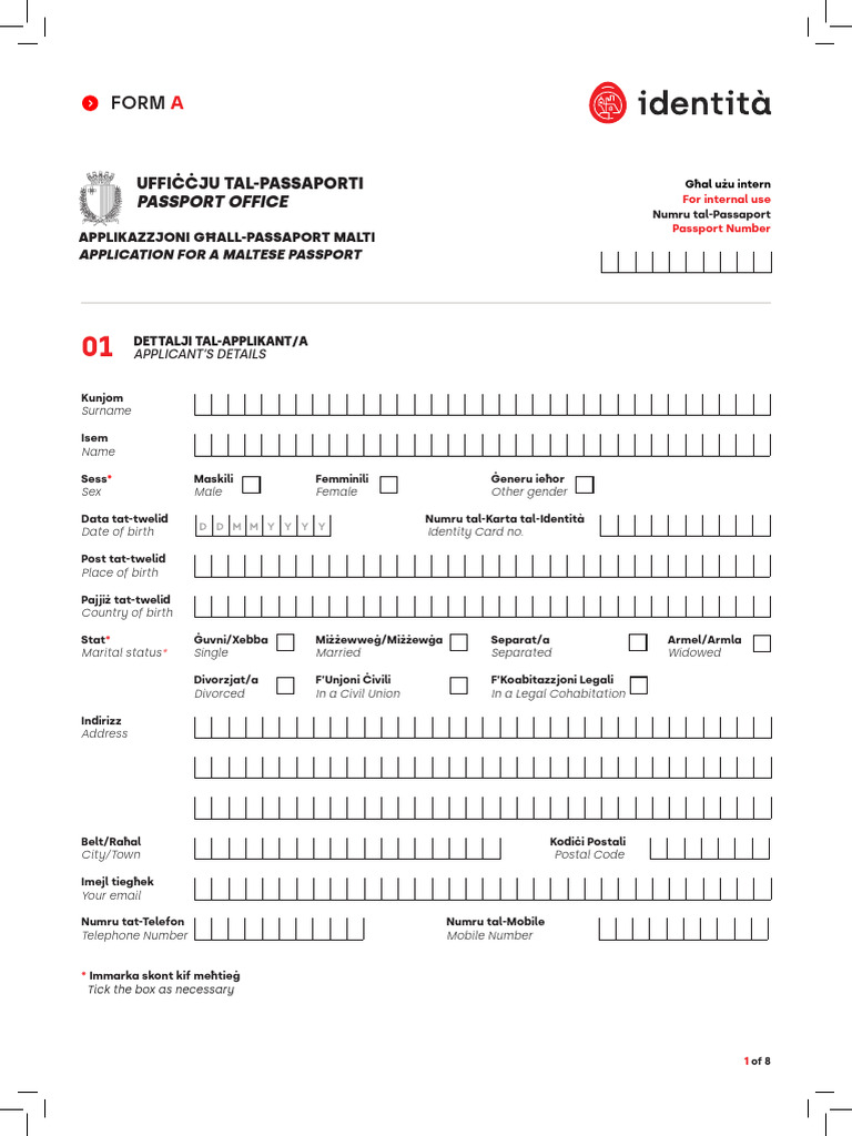 FORM-A | PDF | Government And Personhood | Social Institutions