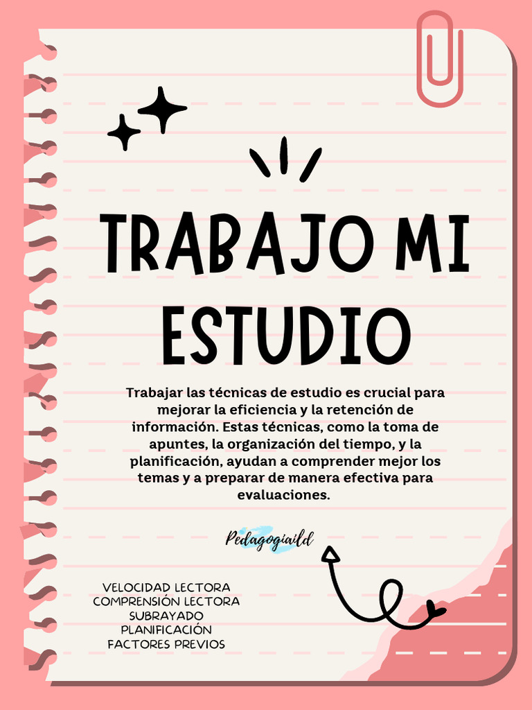 Trabajo Mi Estudio | PDF | Las emociones | Habilidades de estudio