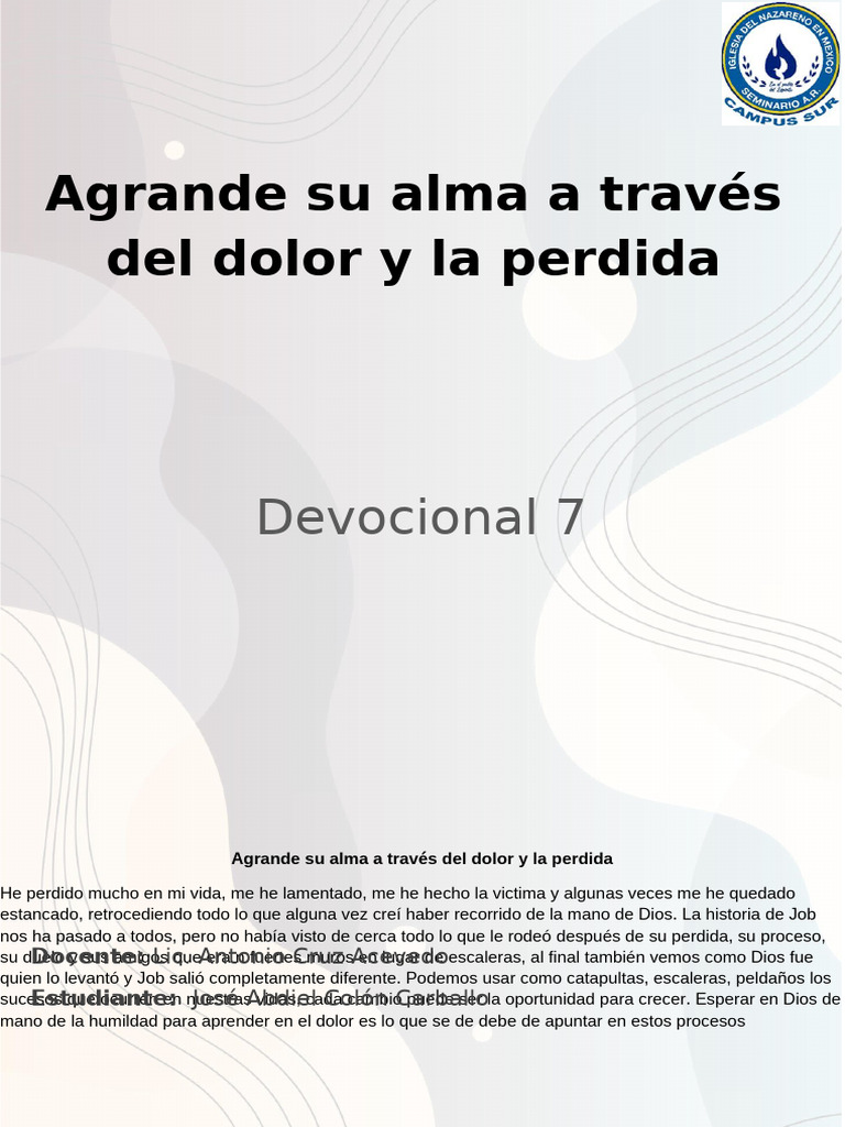 Devocional 7 | PDF