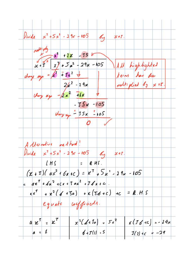 Alex Maths: 10th Class Division Methods | PDF