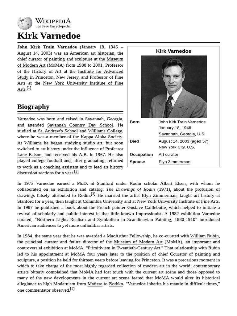 Kirk_Varnedoe | PDF | Modernism | Museology