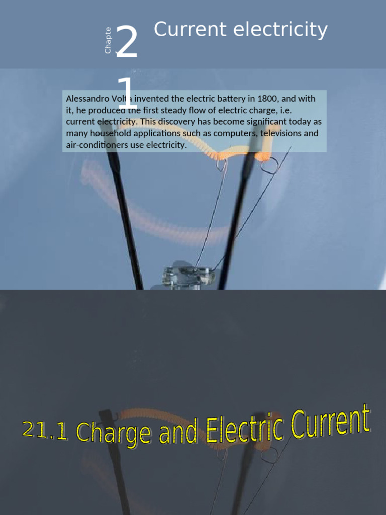 Chapter 21 Current Electricity | PDF | Electricity | Electron