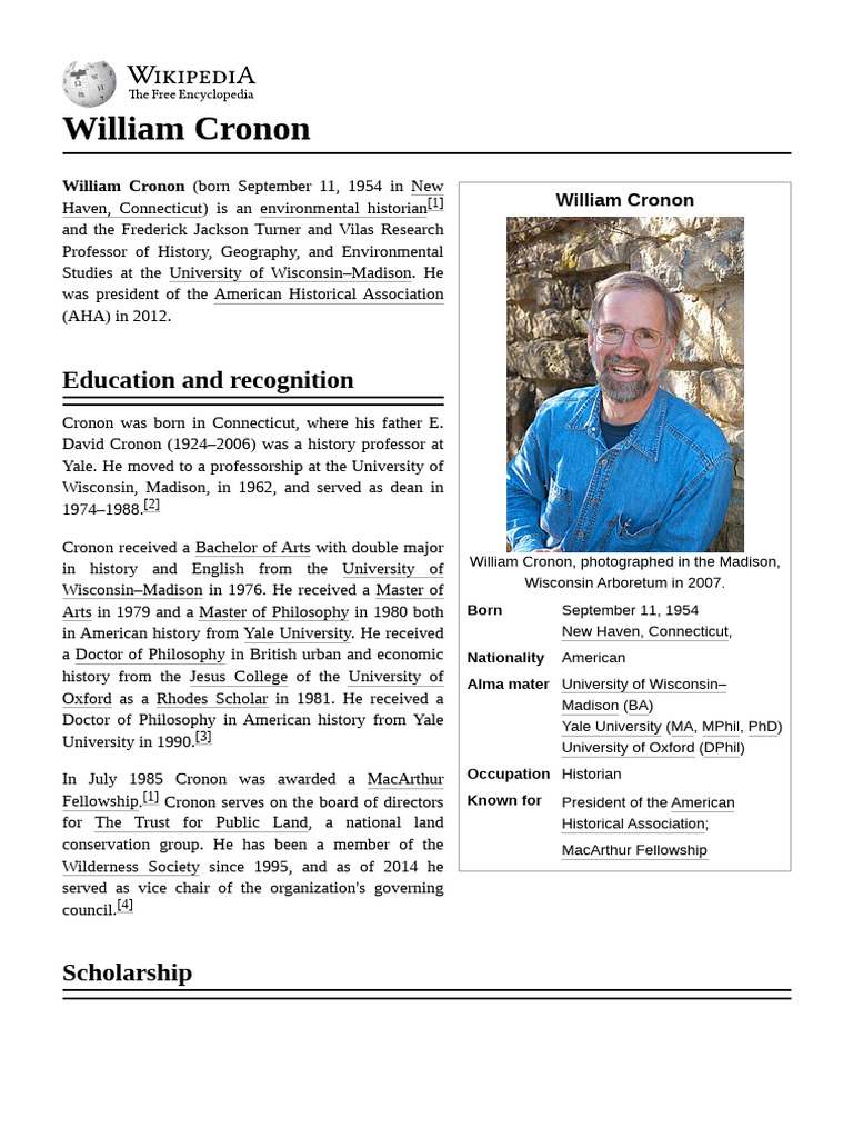 William_Cronon | PDF