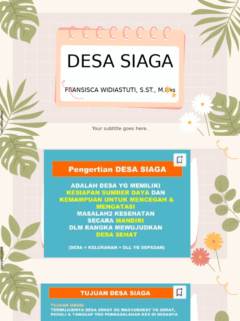Desa Siaga | PDF
