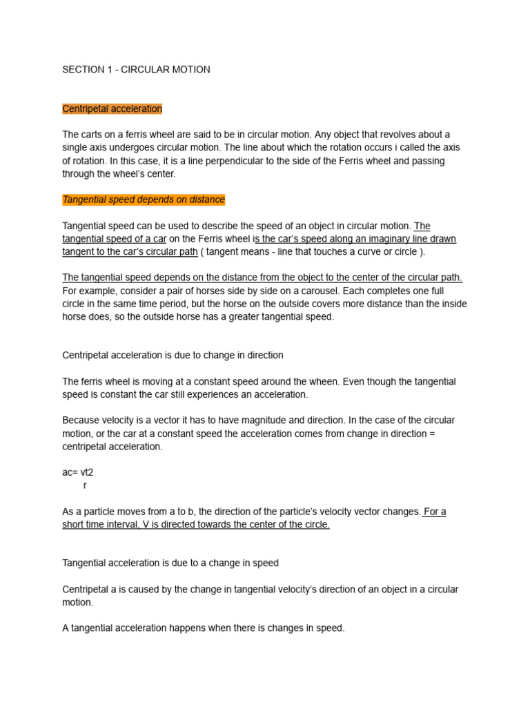 Circular Motion and Gravitation | PDF | Acceleration | Force