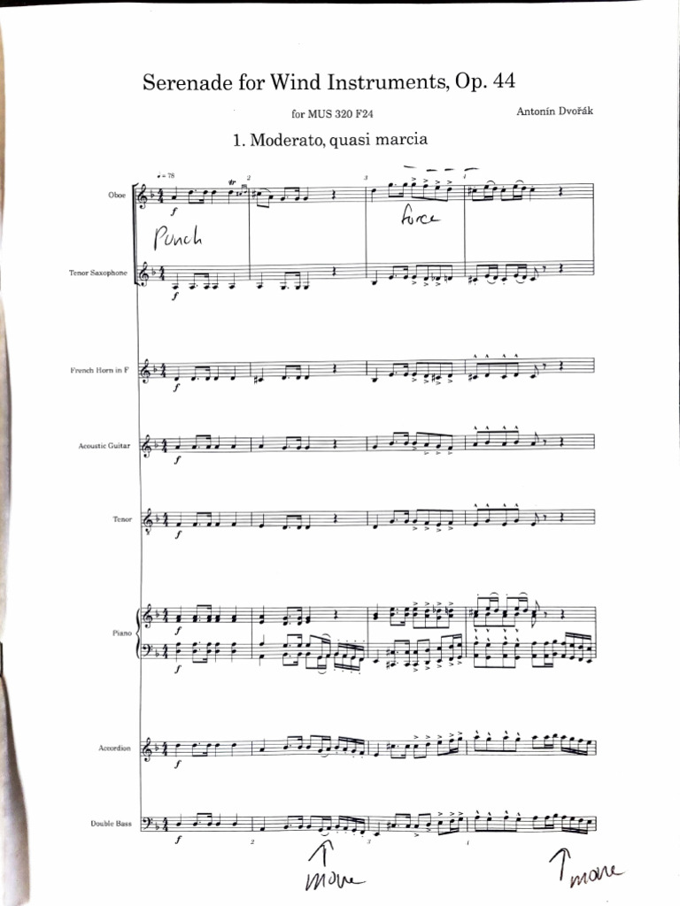 DvorakScore m1-16 Goodmansen | PDF