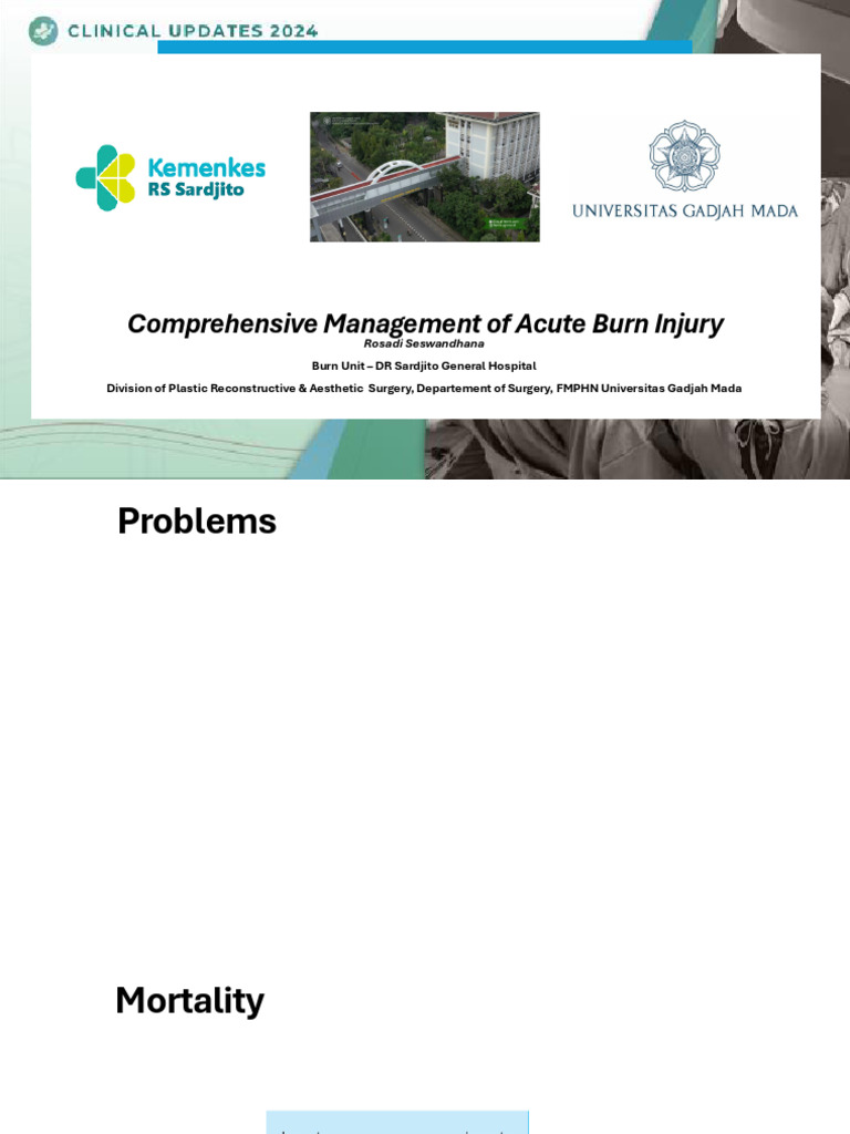 Comprehensive Management of Acute Burn Injury | PDF | Burn | Breathing