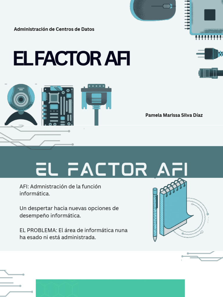 Clase1. El Factor AFI | PDF | Informática | Centro de datos