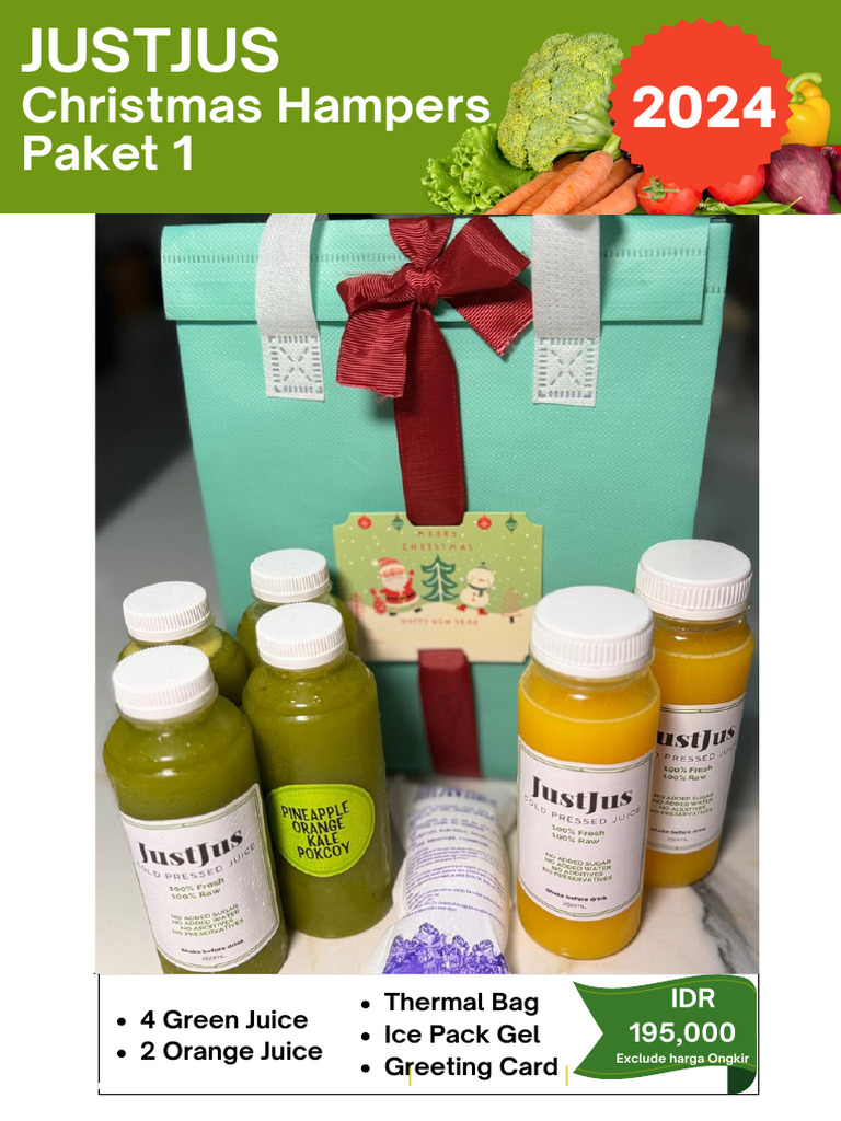 JustJust Hampers Natal Catalog Flyer | PDF