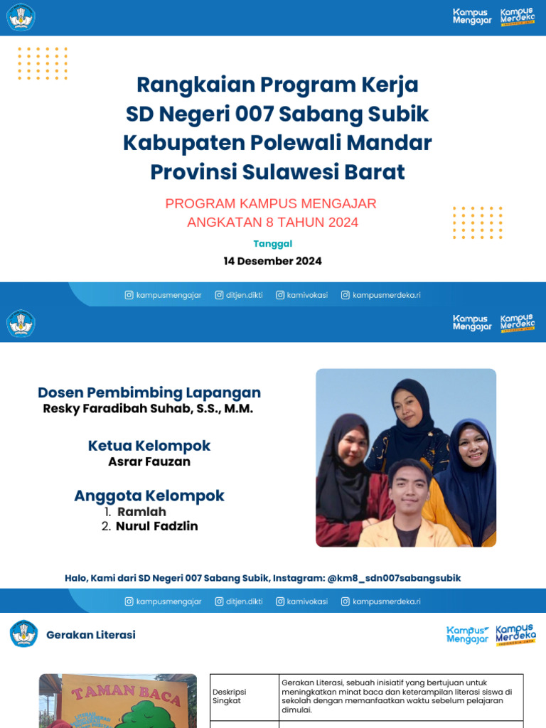 Format PPT Rangkaian Program Kerja KM 8-1.Pptx - 20241214 - 093221 - 0000 | PDF