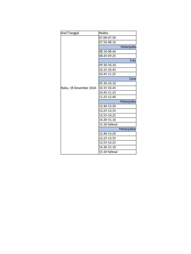 Classmeet Rabu | PDF