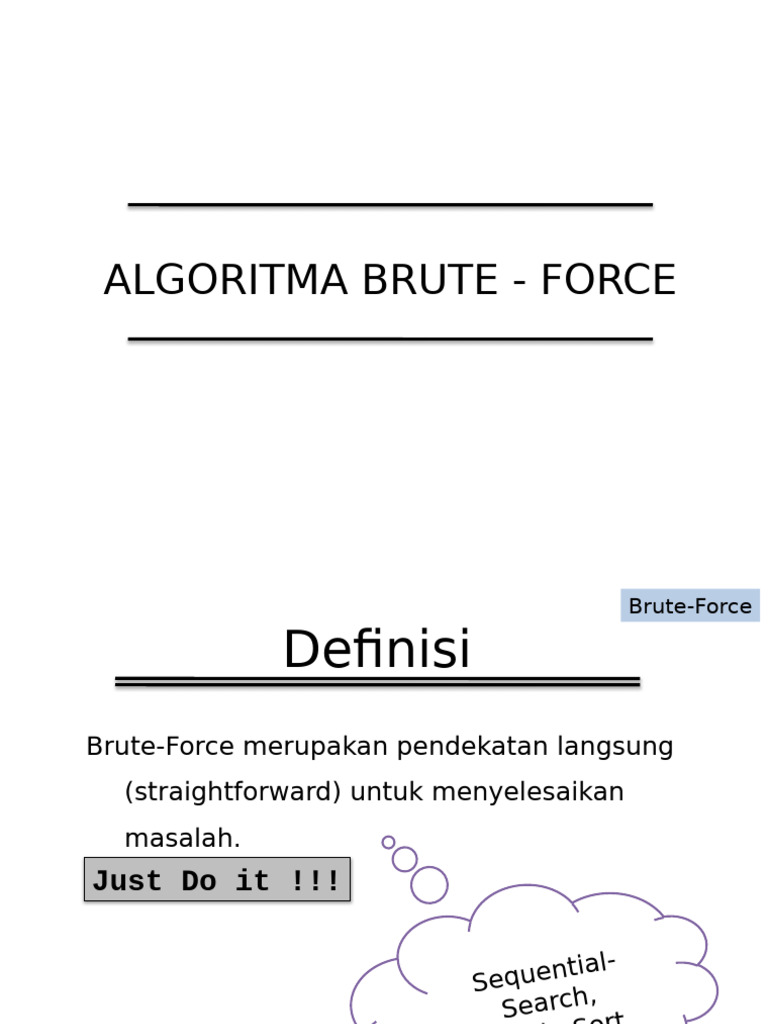 [12] - Algoritma Brute Force-1 | PDF