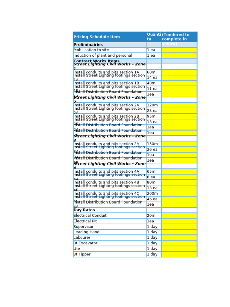 MHuCmt3ESUGfB65M7UIJ Pricing Schedule | PDF | Electrical Wiring | Wire