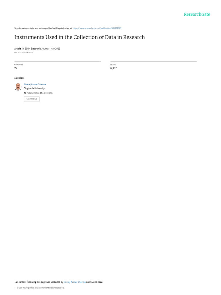 Data Gathering Procedures in Research | PDF | Survey Methodology ...