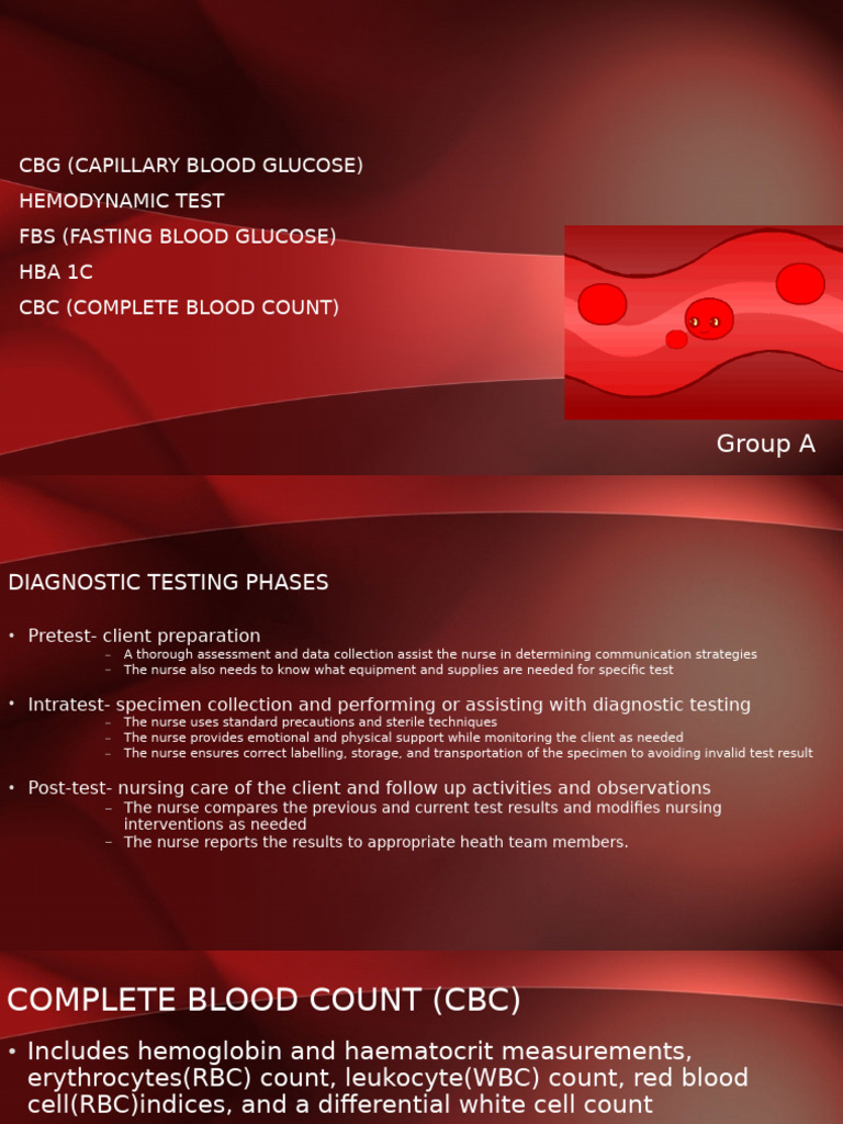 CBG (Capillary Blood Glucose) | PDF | Glycated Hemoglobin | Red Blood Cell