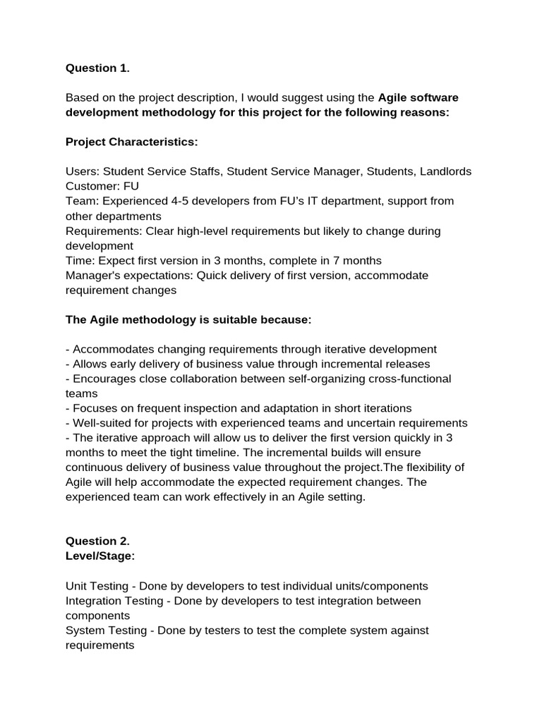 swe_ans_f | PDF | Software Testing | Agile Software Development