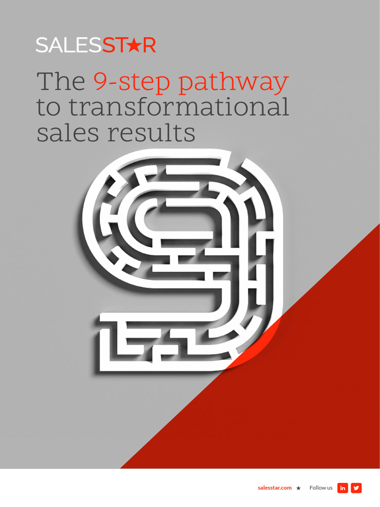 USA The 9 Step Pathway To Transformational Sales Results Ebook | PDF | Sales | Performance Indicator