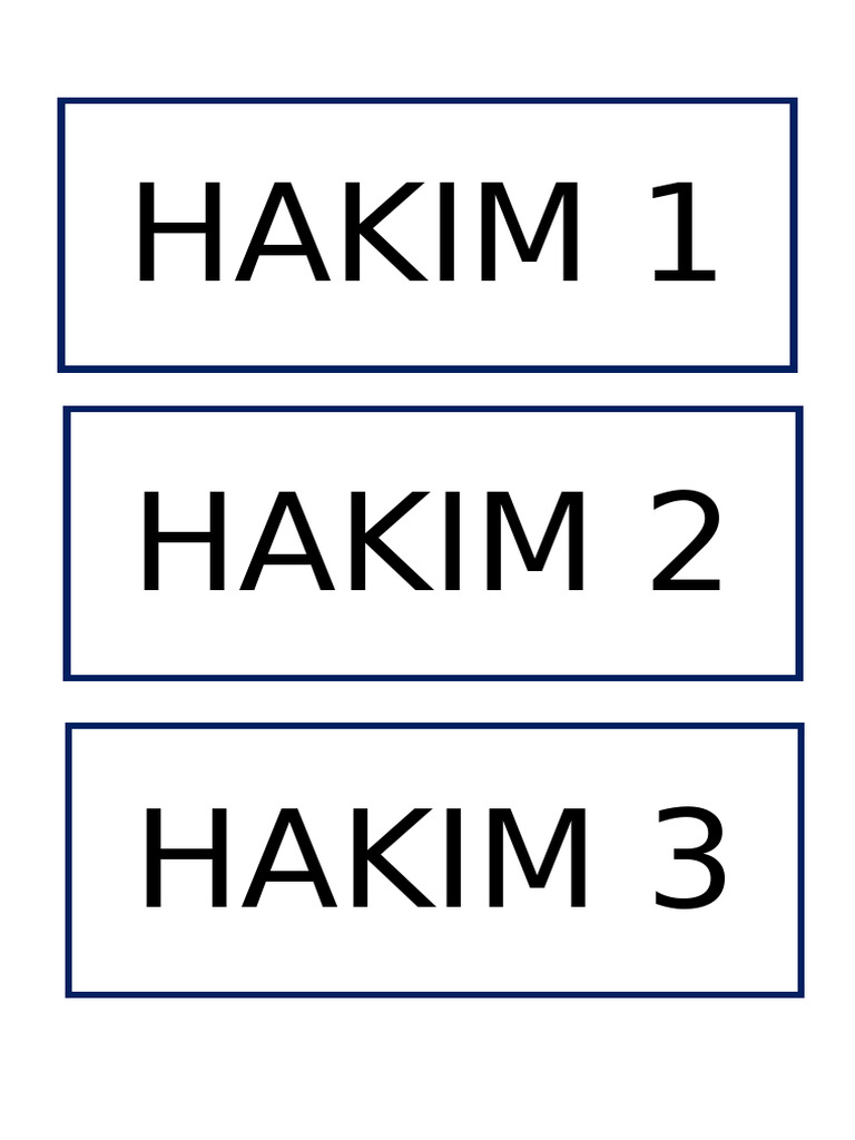 Label Hakim | PDF