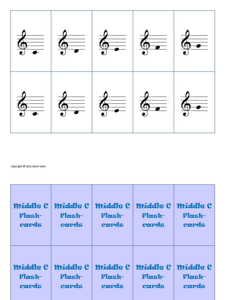 MiddleCPositionFlashcards | PDF