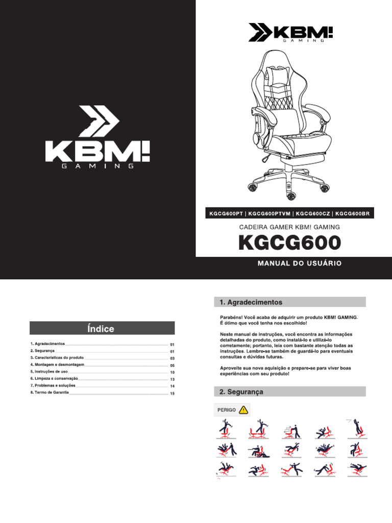 Cadeira-Gamer-KBM-GAMING - Tempest-CG600 | PDF
