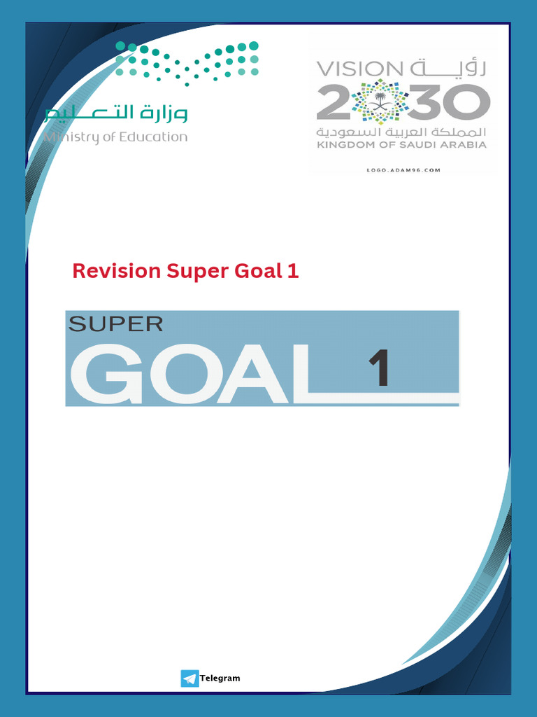 Revision Super Goal 1 | PDF