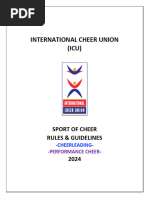 USASF Cheer Rules 25-26 | PDF | Anatomical Terms Of Motion | Cheerleading