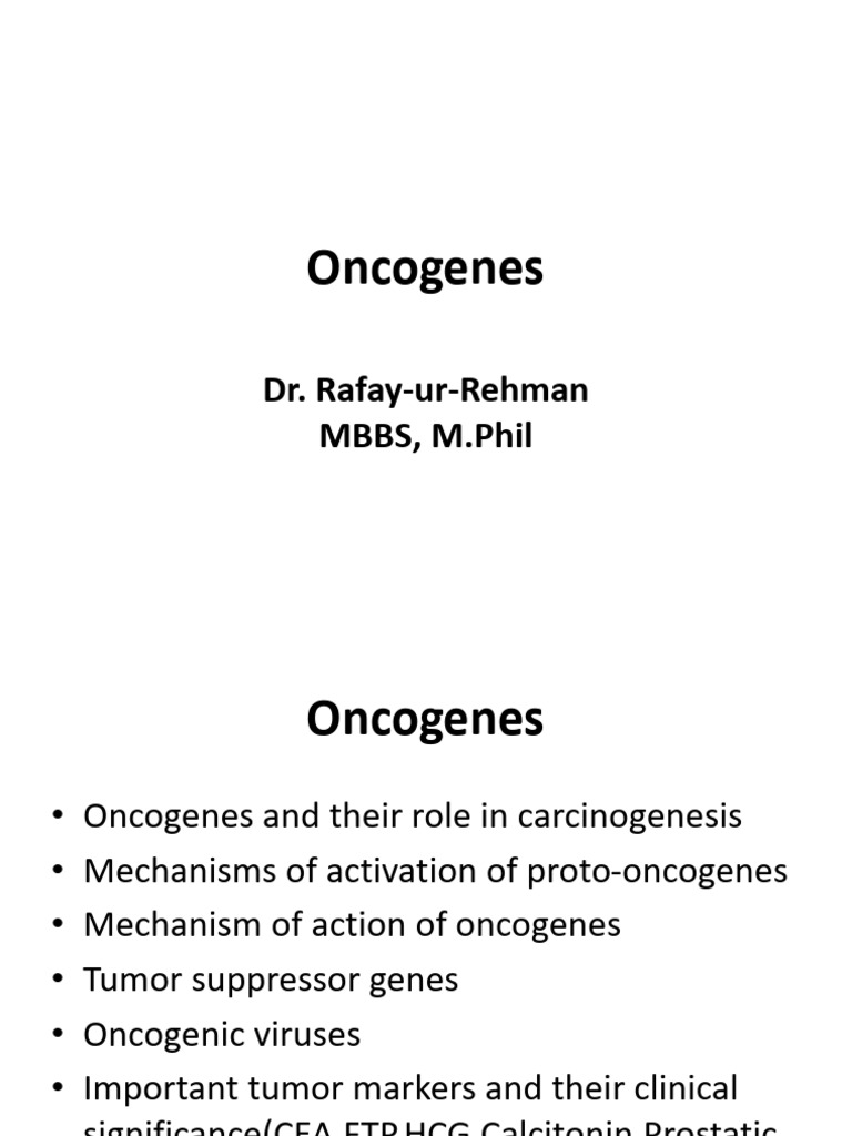 Oncogenes | PDF | Oncogene | Carcinogenesis