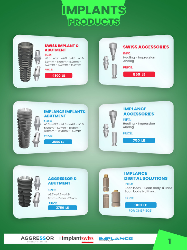 Implant + Abutment | PDF