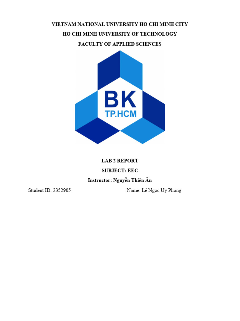 CO2038 Lab2 CC03 2352905 | PDF | Electrical Network | Computer Engineering