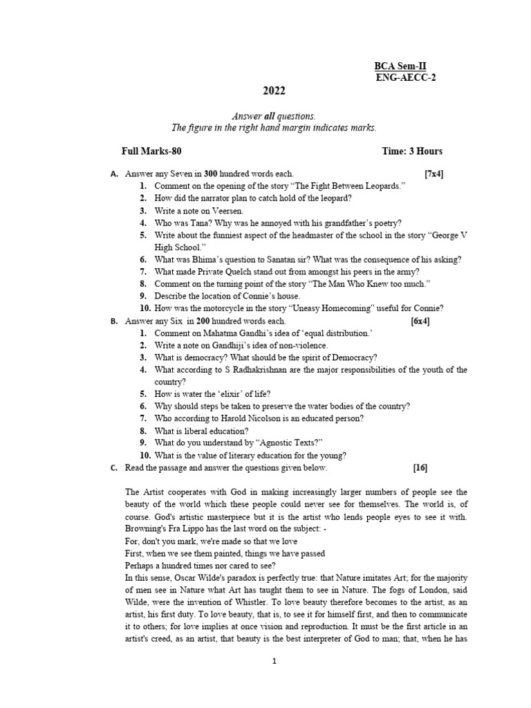 ENG-AECC-2 (1) | PDF | Beauty | Idea