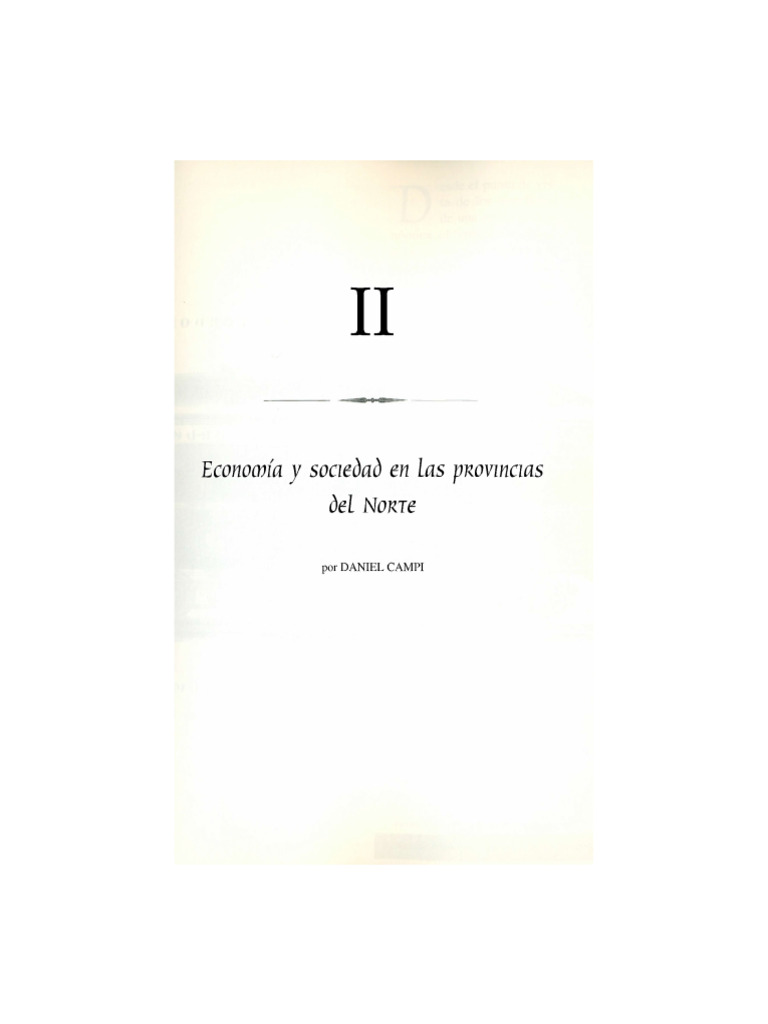 Campi, Economía y Sociedad en Las Provincias Del Norte EDITADO-1 | PDF