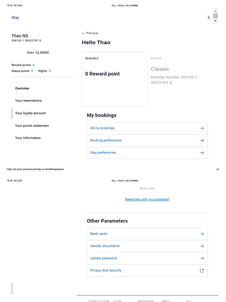 Accor 3 | PDF | Loyalty Program | Computing