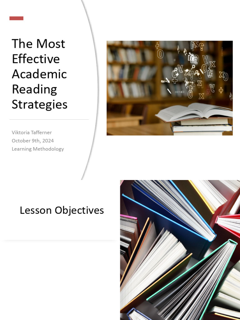 Lecture No. 5. Academic - Reading - Strategies - Presentation | PDF ...