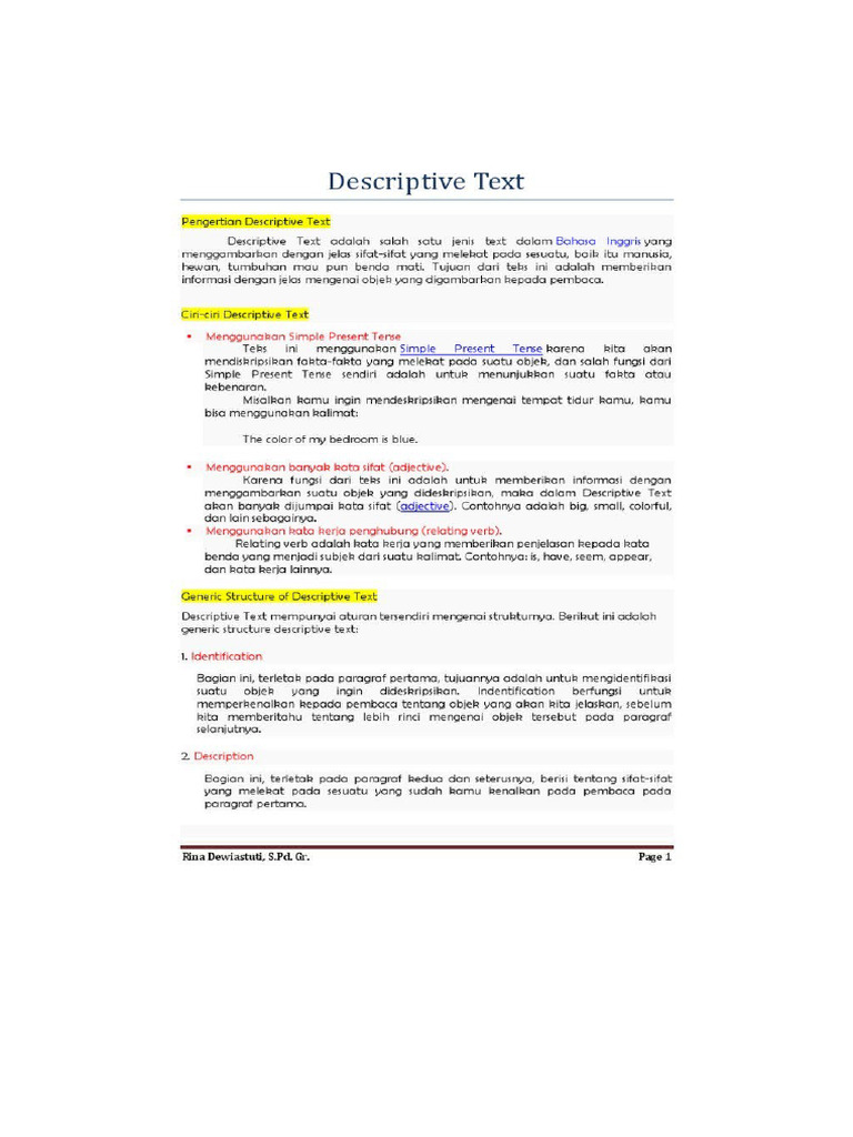 Descriptive | PDF