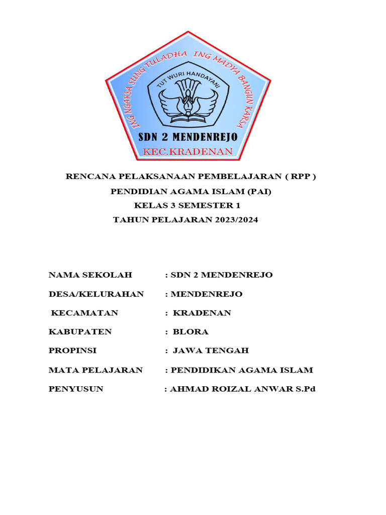 RPP Kelas 3 Fix | PDF