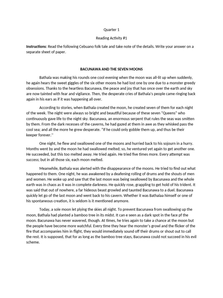 Quarter-1-READING-TEXT-1 | PDF